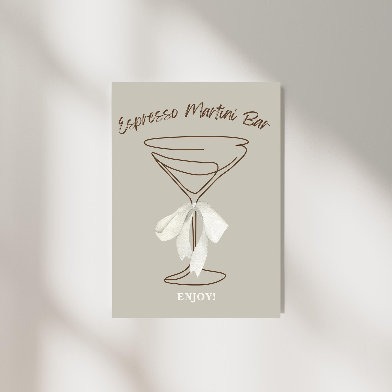 Editable Espresso Martini Bar Sign - Etsy