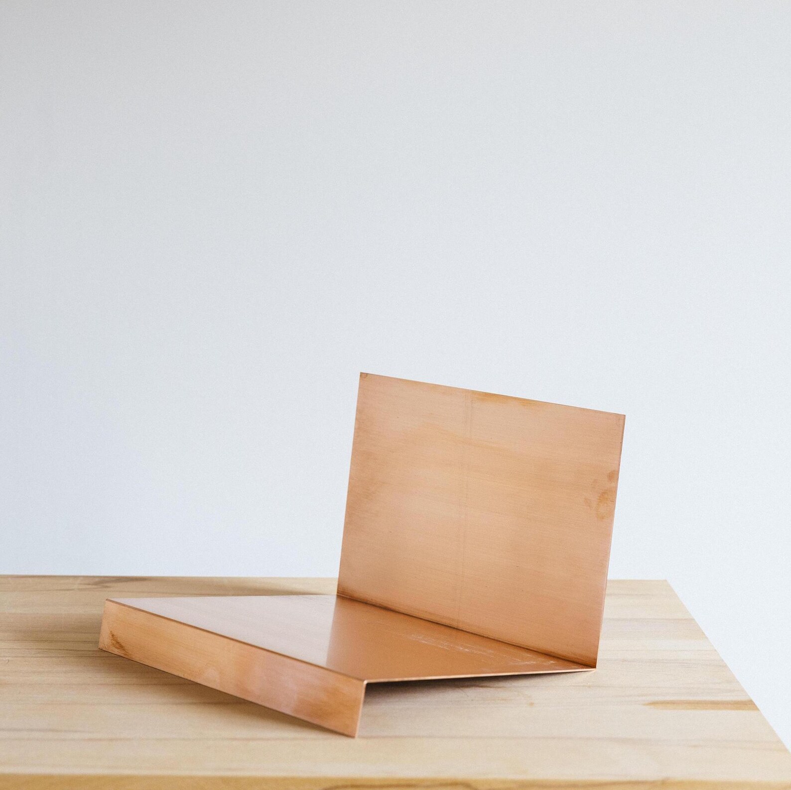Heavy Duty Solid Copper Book & Vinyl Record Stand - Handmade Copper ...