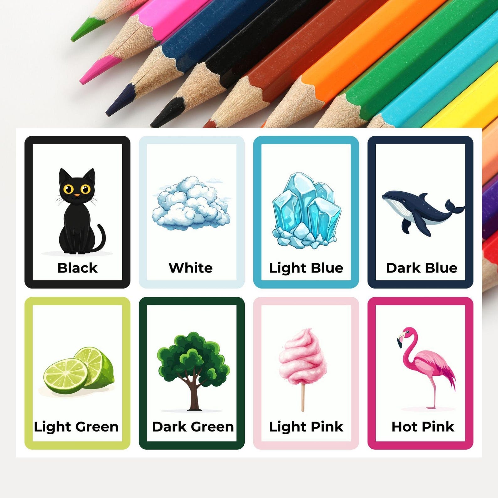 30 Fun and Educational Colors for Kids in Between 1 and 3 Years Old. - Etsy