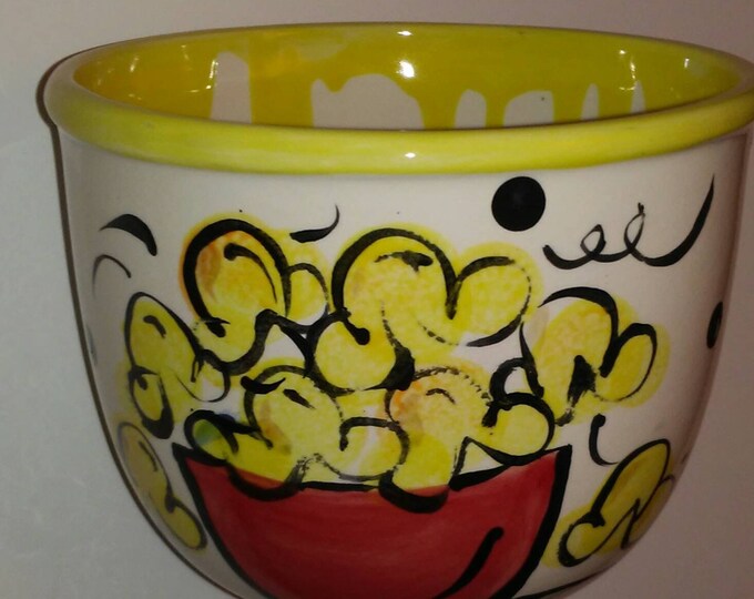 The Perfect POPCORN Bowl Personalized. - Etsy