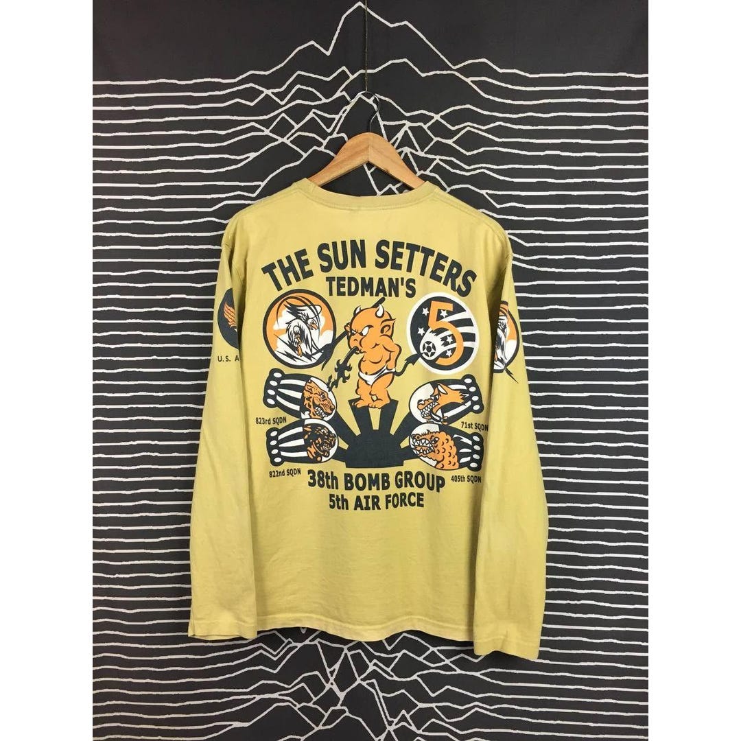 Ted Company 5th Air Force the Sun Setters Longsleeve Tee - Etsy