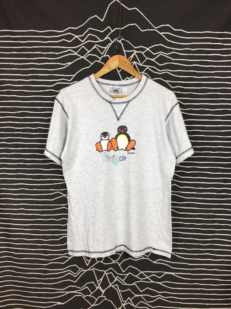 Vtg 90s Pingu Animated Cartoon Sumitomo Life Merch Promo Tee Size M - Etsy