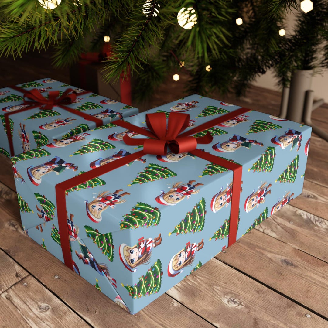 Anime Wrapping Paper Anime Girl Gift Anime Art Lovers Japanese Style ...