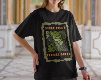Title Fight Floral Green Shirt - Etsy