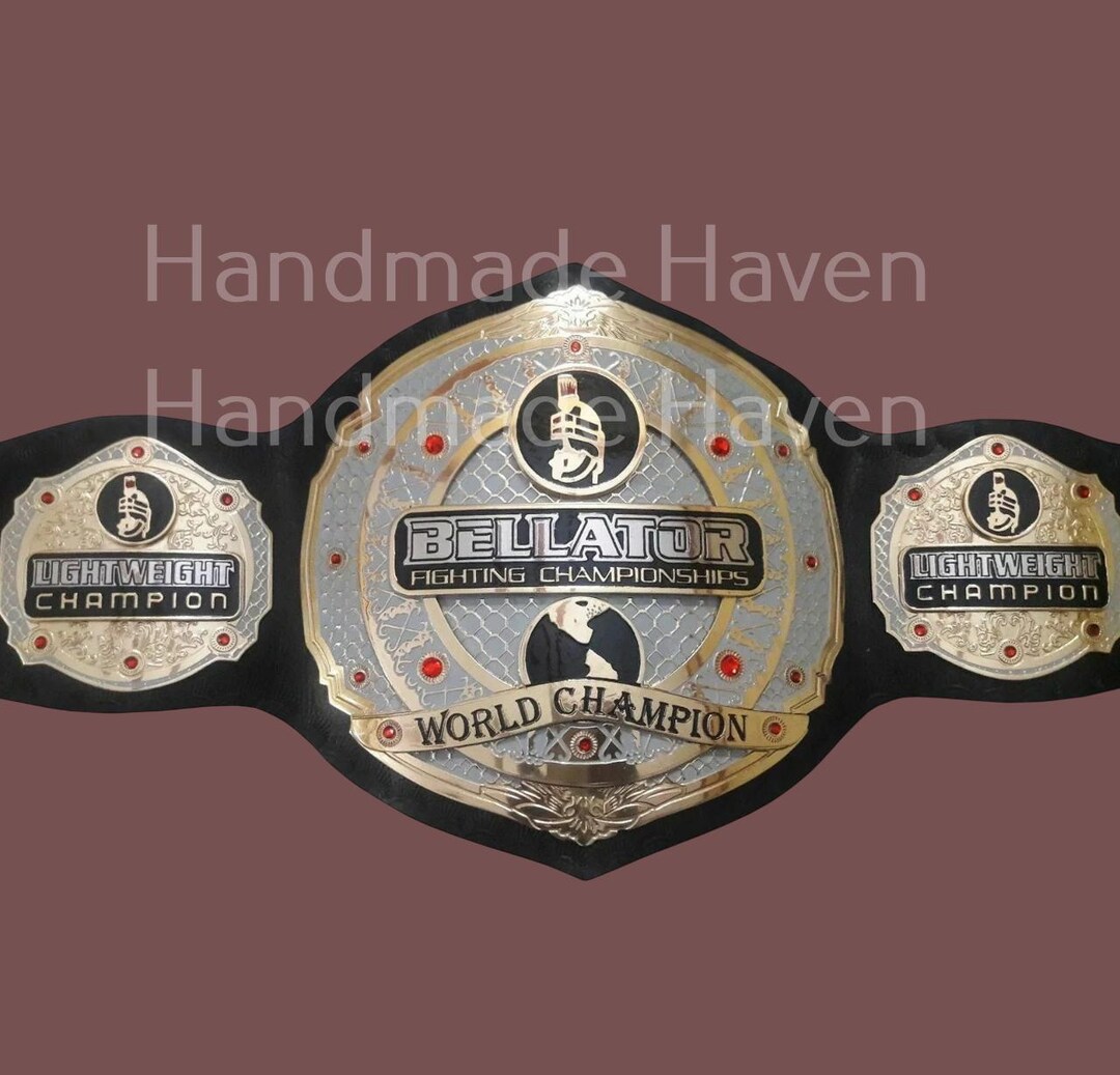 New Handmade UFC Bellator Kickboxing World Championship Belt - Etsy