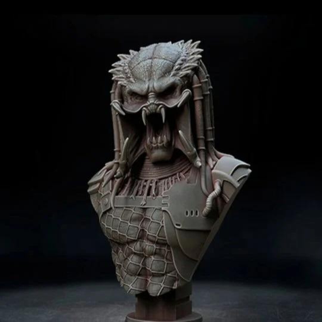 Predator Bust Statue 3d Model 3d Printer Stl Files - Etsy