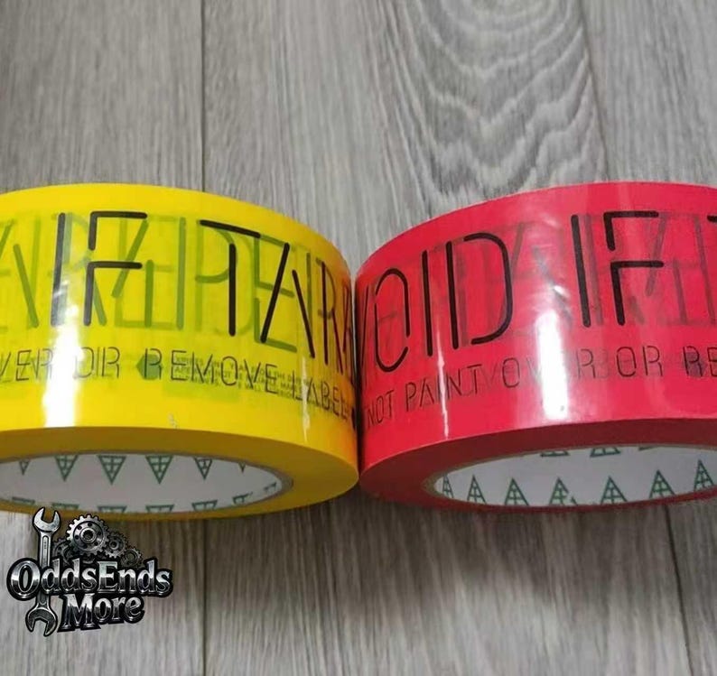 Death Stranding Inspired 5.5cm Fragile Cargo Tape | Red/yellow Tamper ...