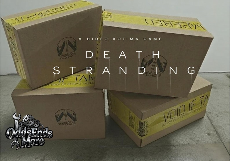 Death Stranding Inspired 5.5cm Fragile Cargo Tape | Red/yellow Tamper ...