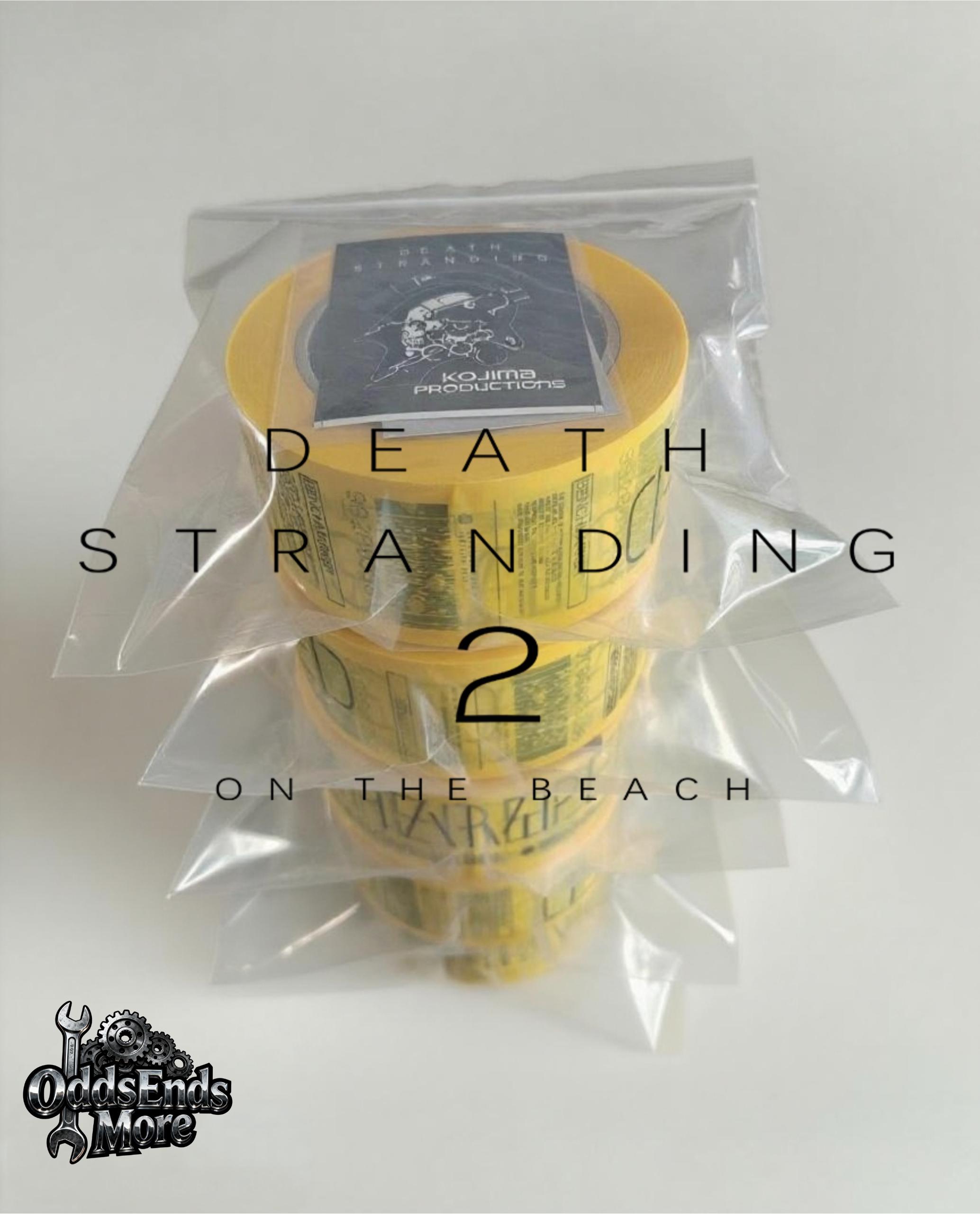 Death Stranding Inspired 5.5cm Fragile Cargo Tape | Red/yellow Tamper ...