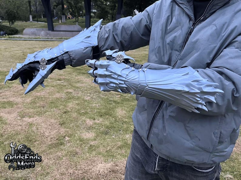 Drake Knight Gauntlets - Custom Metal Coating Colors | Elden Ring 3D ...