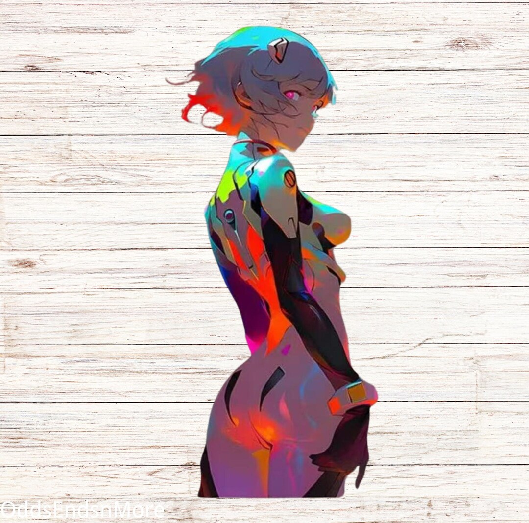Rei Ayanami Sticker,neon Genesis Evangelion Sticker,anime Stickers ...