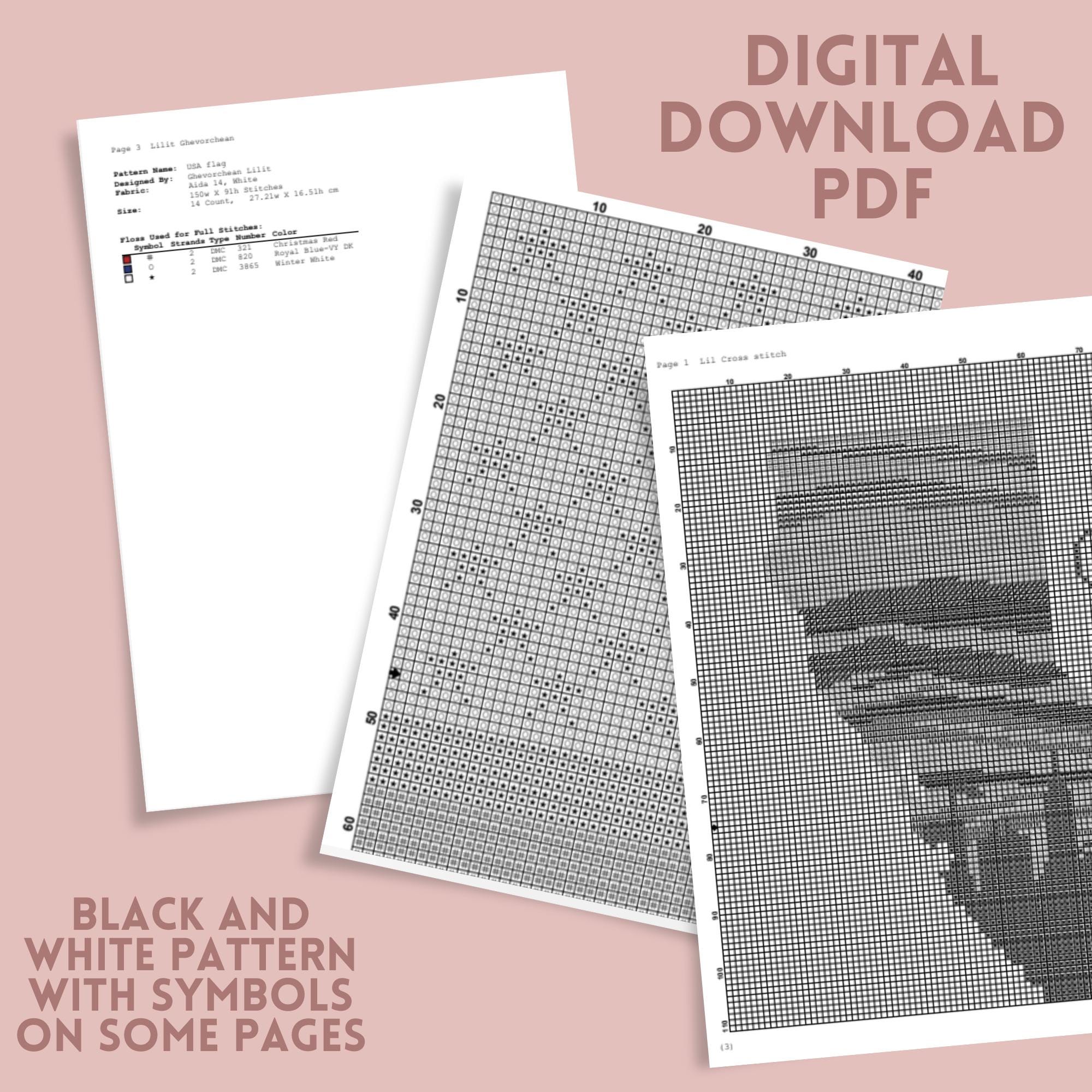 Pop Art, Blonde Girl, Cross Stitch Pattern, Digital Download, Digital ...