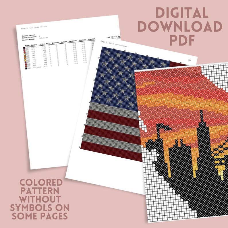 Louisiana State Cross Stitch Pattern, City Sunset, Best Buildings ...