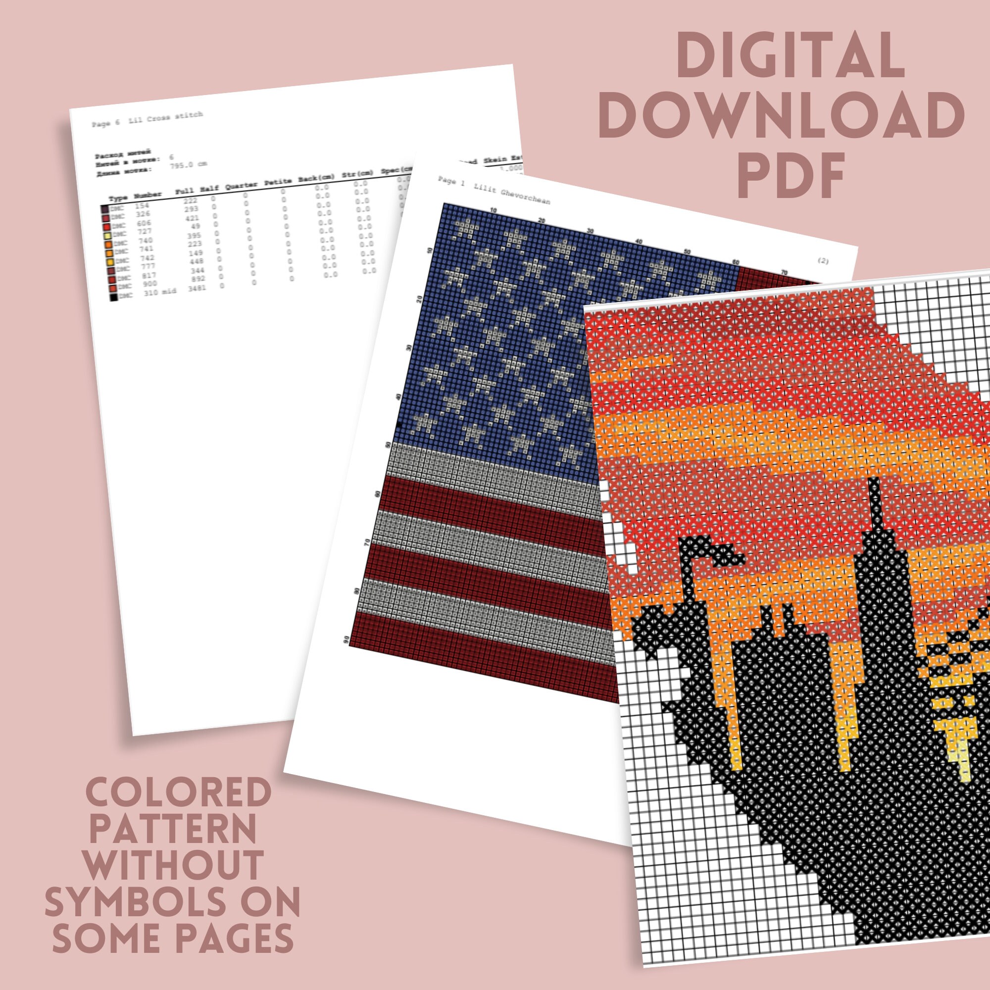 Louisiana State Cross Stitch Pattern, City Sunset, Best Buildings ...