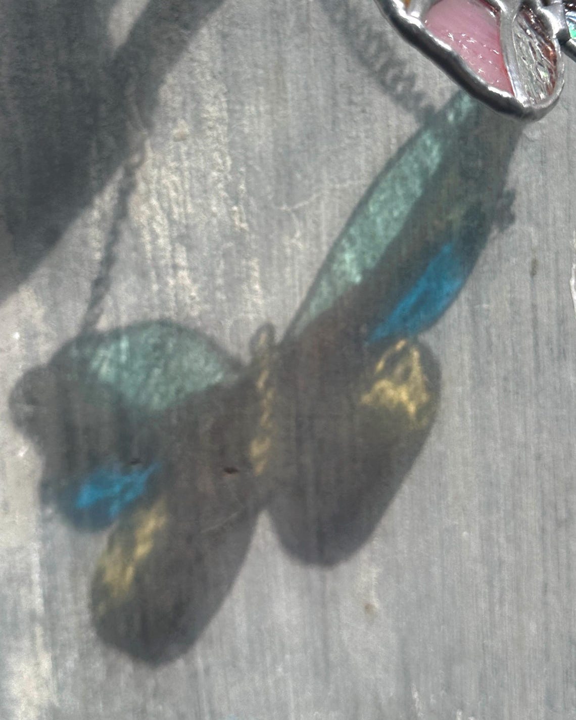 Nevertheless Butterfly Stained Glass Suncatcher, Flying Butterfly ...