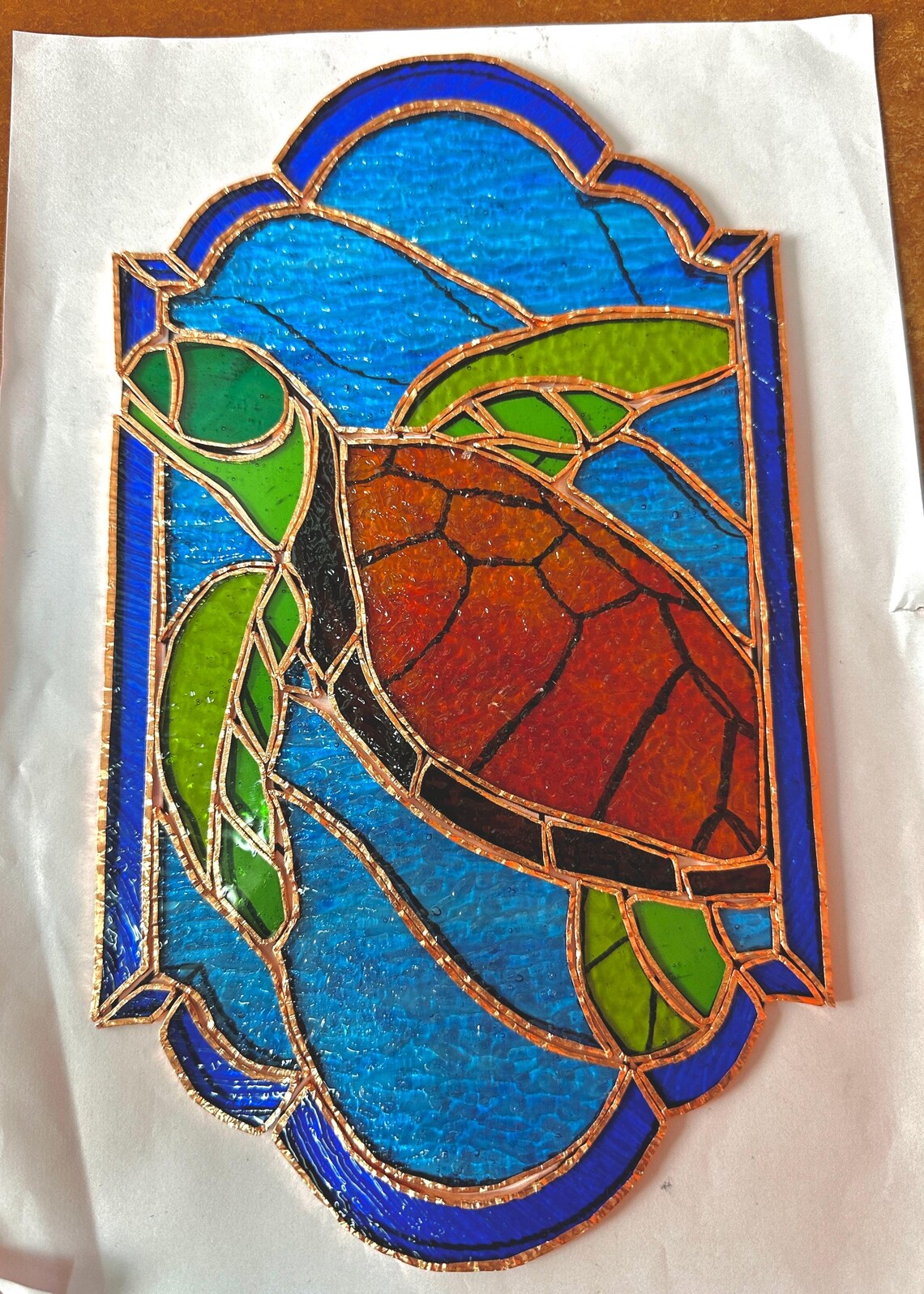 Turtle Stained Glass Pattern - Etsy