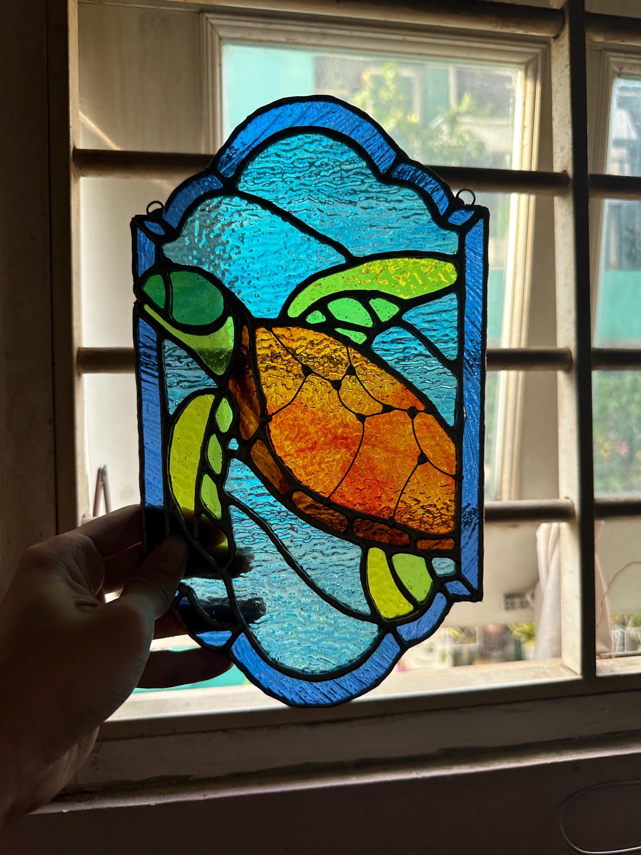 Turtle Stained Glass Pattern - Etsy