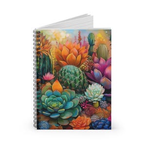 Cacti and Succulents Watercolor Notebook | Journal for Notes, Dreams ...