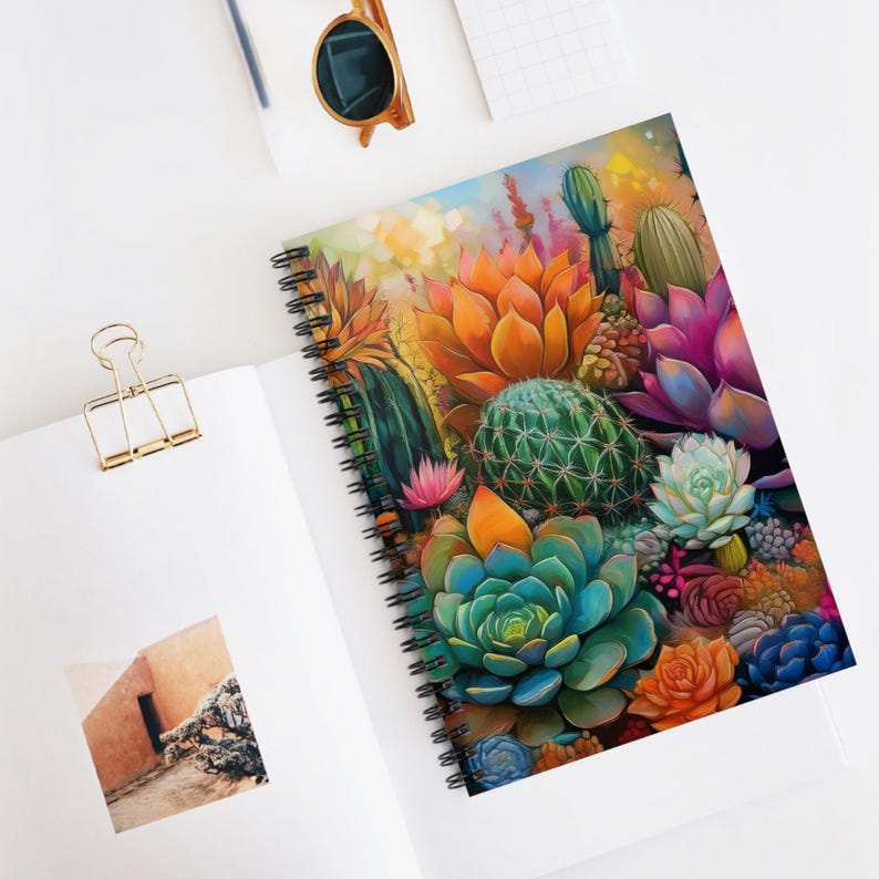 Cacti and Succulents Watercolor Notebook | Journal for Notes, Dreams ...