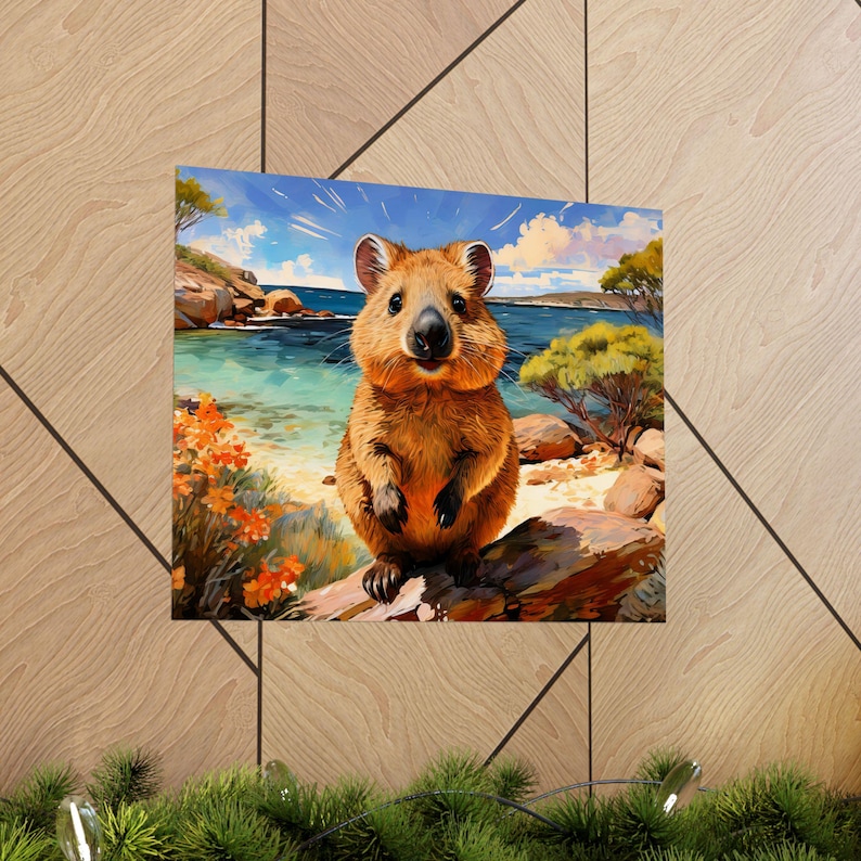 Quokkas at Rottnest Island, Western Australia, Wall Art, Coastal Scene ...