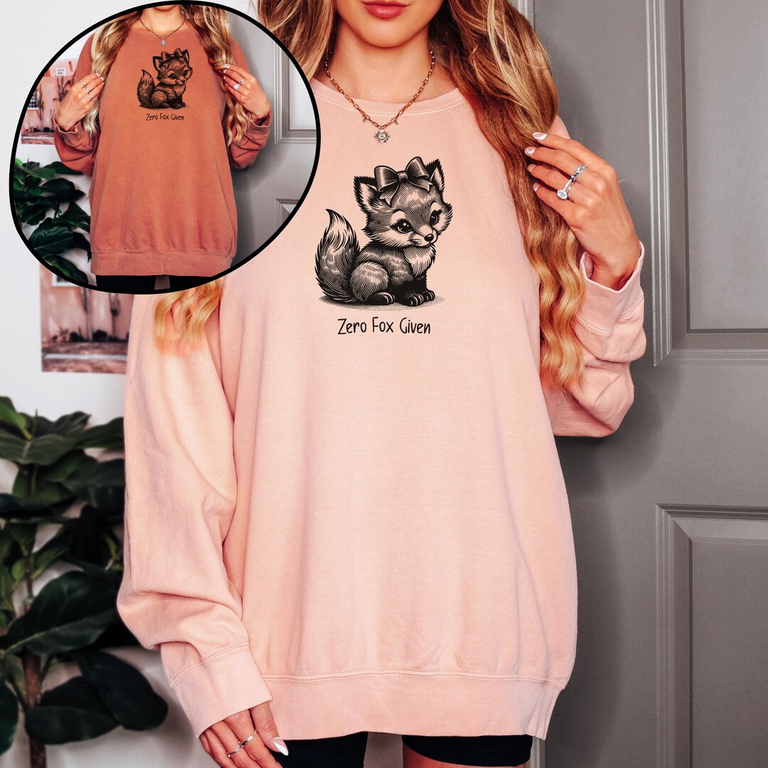 Zero Fox Given Coquette Sweatshirt,coquette Sweater, Zero Fox Given ...