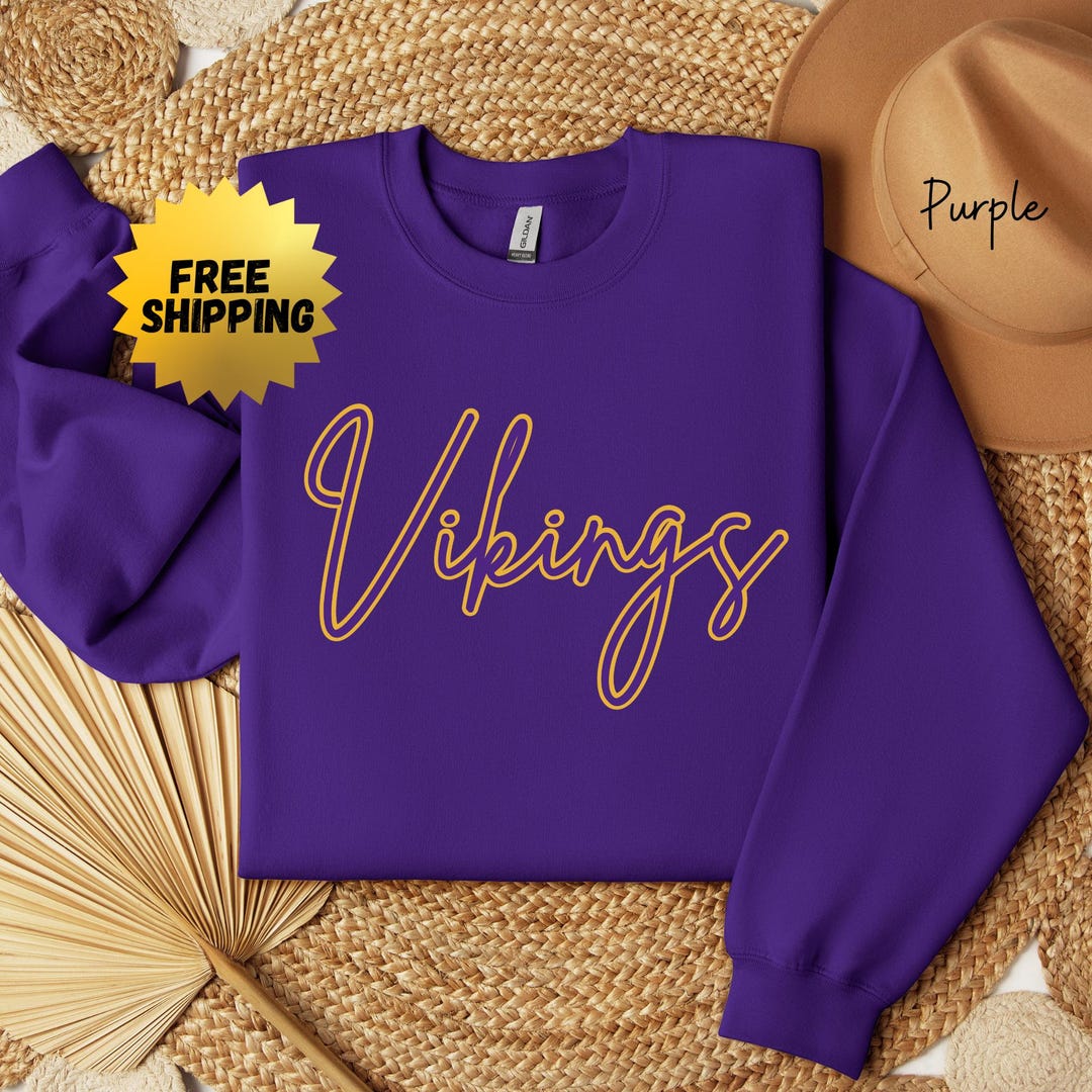 Vikings Sweatshirt, Minnesota Vikings Football Vikes Football MN ...