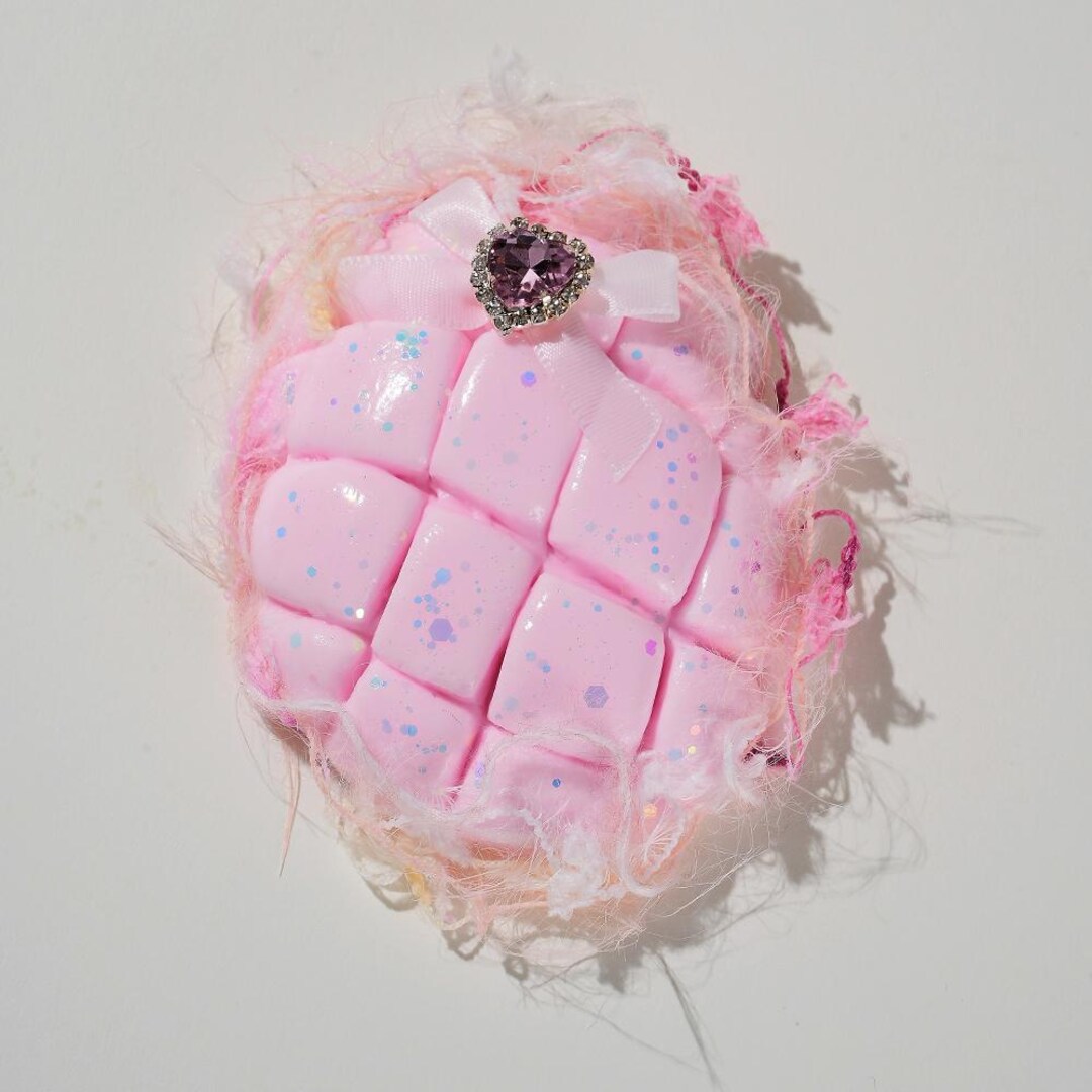 Handmade Taba Squishy Bread With Diamond Heart | Stress Relief Toy ...