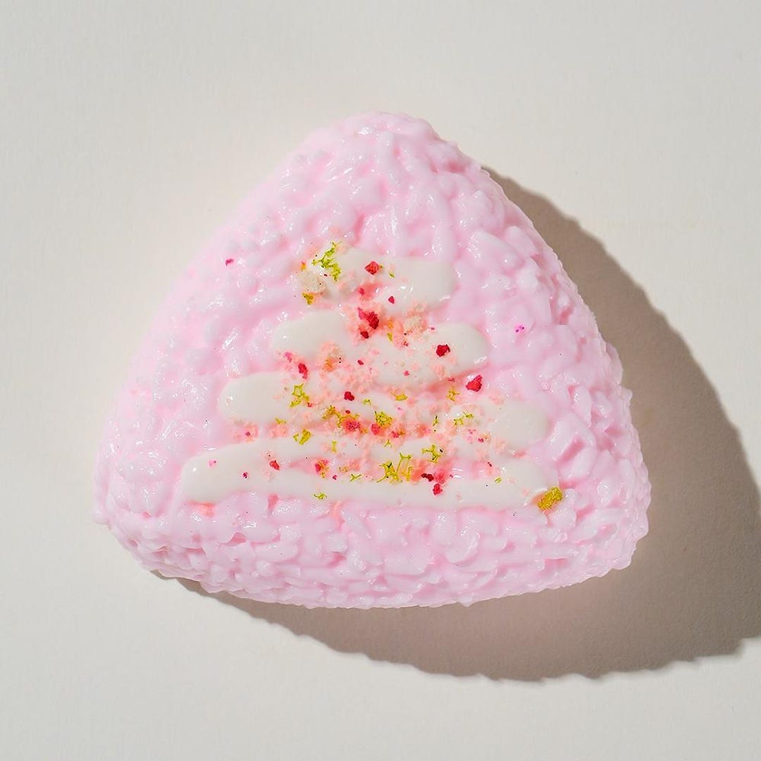 Handmade Taba Squishy Sakura Rice Ball | Stress Relief Toy | Squeeze ...