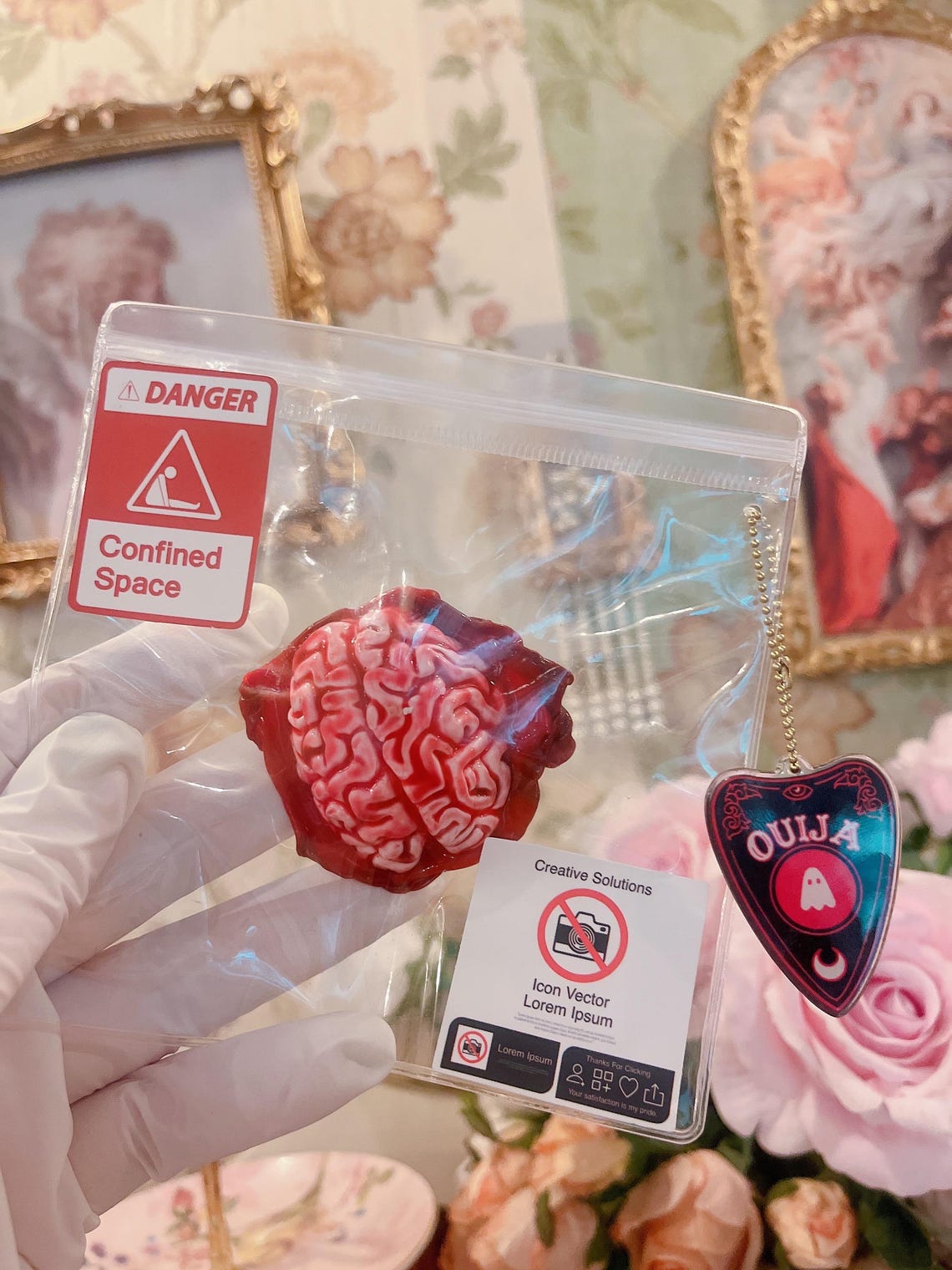 Halloween Luminous Brain Handmade Taba Squishy Squeeze Toy - Etsy