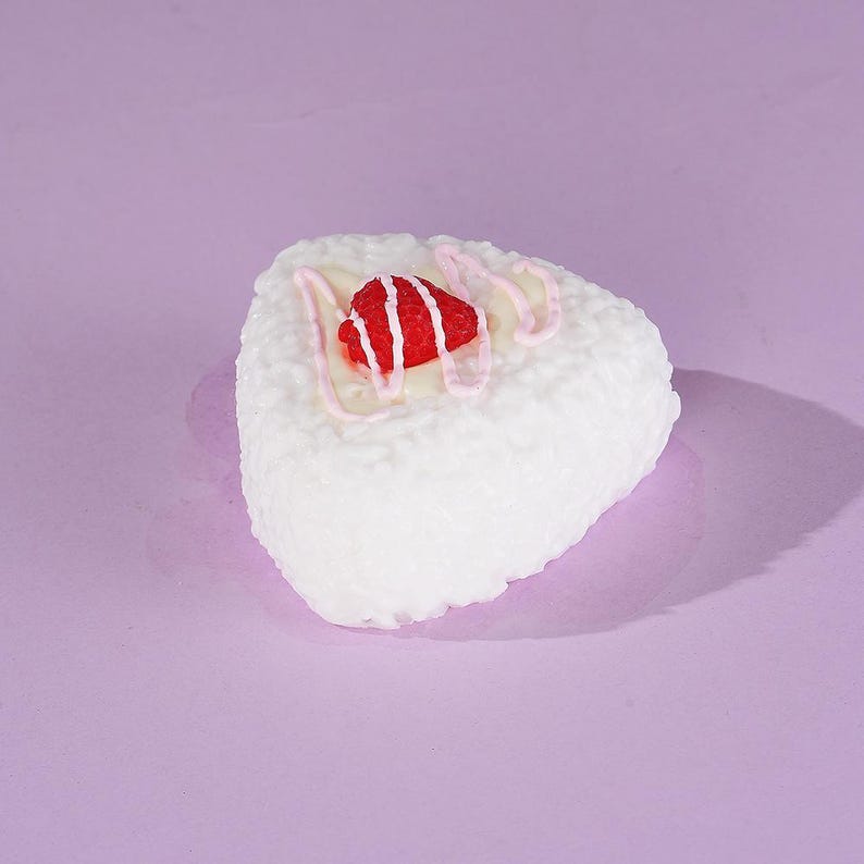 Handmade Taba Squishy Rice Ball With Raspberry | Stress Relief Toy ...