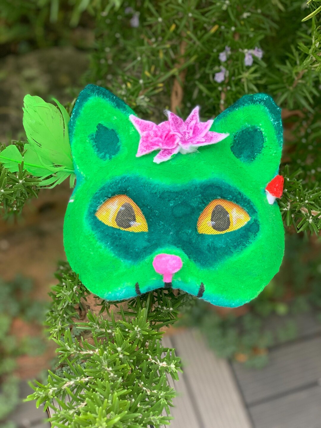Cat Mask Animal Mask Chimera Cat Mask Cosplay Costume Therian Gear ...