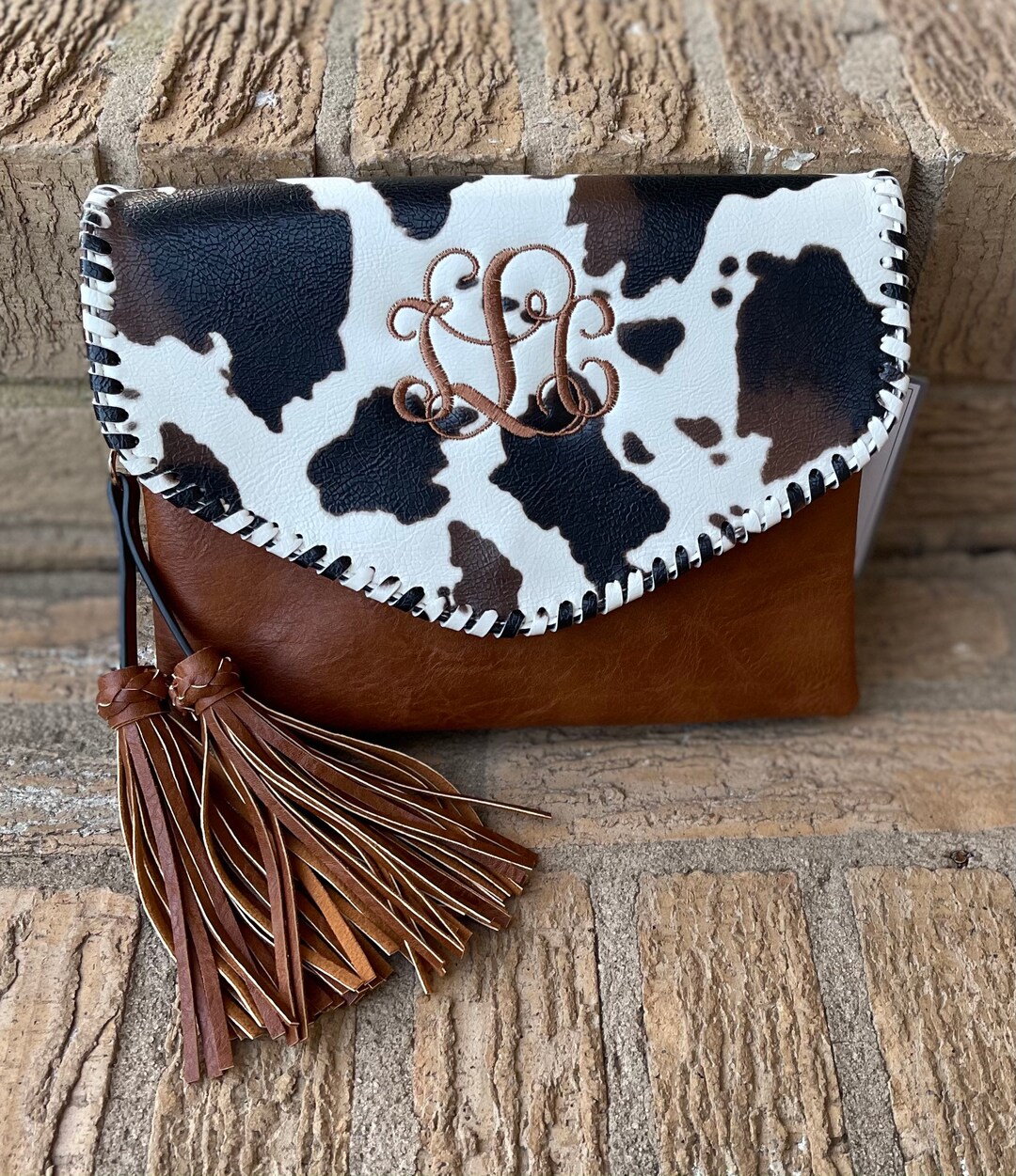 Cow Handbag, Cow Crossbody, Personalized Cow Bag, Monogrammed Cow Purse ...