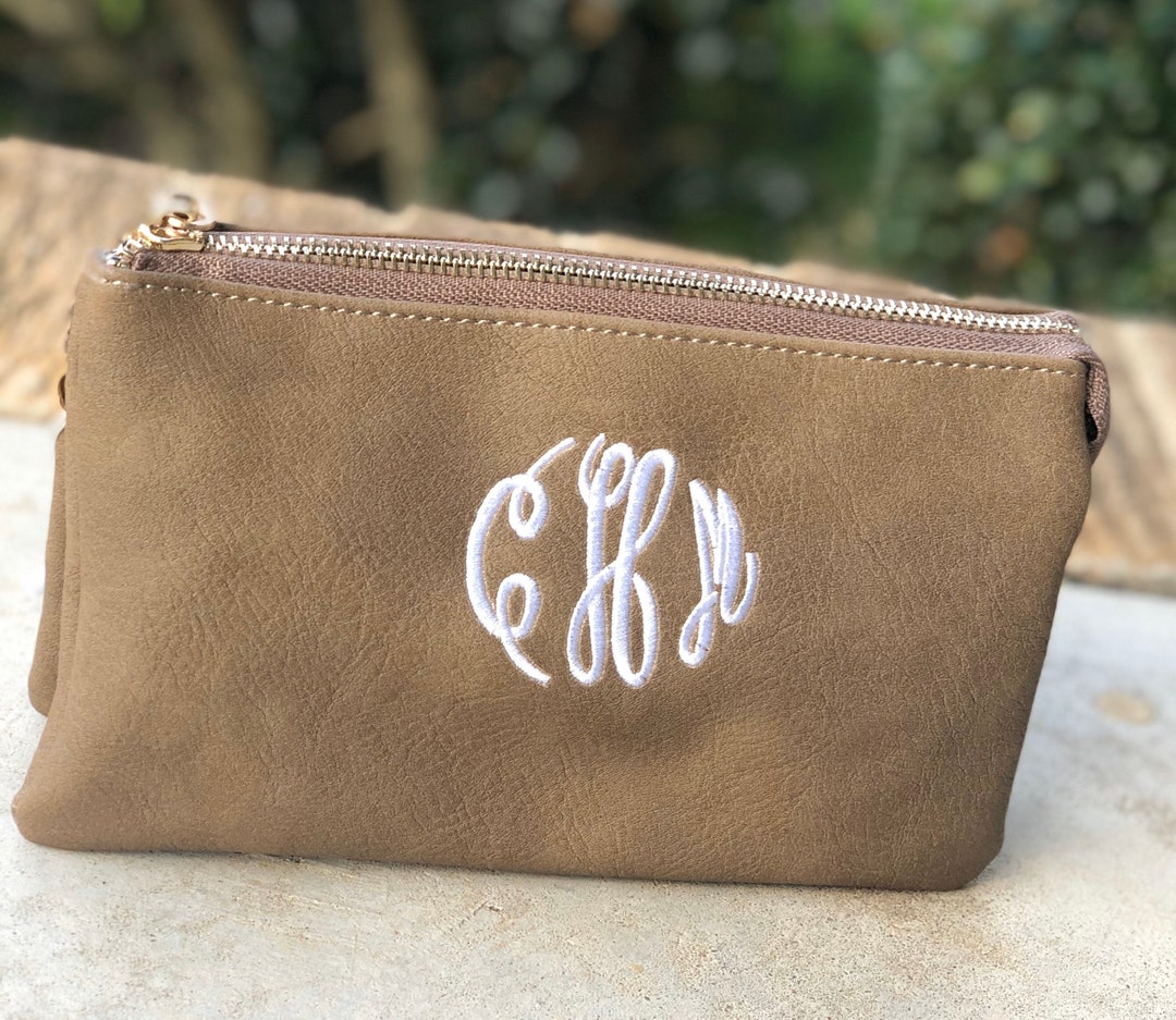 Personalized Wristlet, Personalized Wallet, Monogram Wallet, Monogram ...