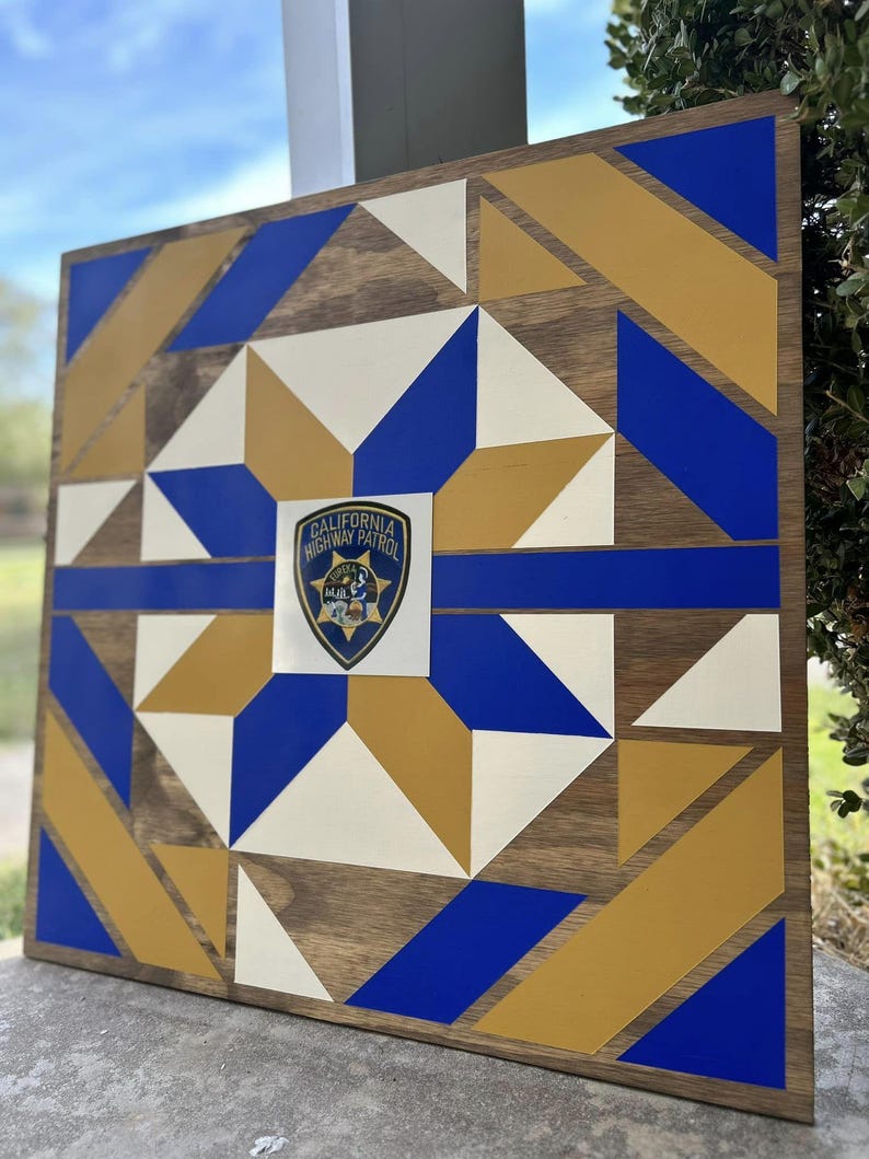 Barn Quilt Police - Etsy