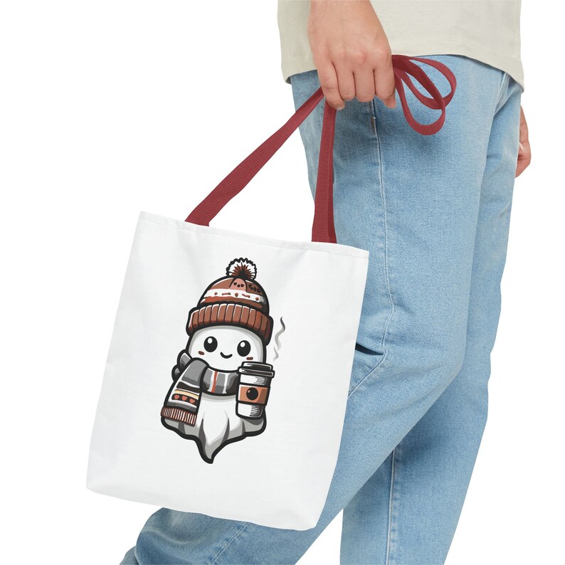 Cute Ghost Png, Fall Png, Ghost With Beanie, Coffee Ghost Png ...