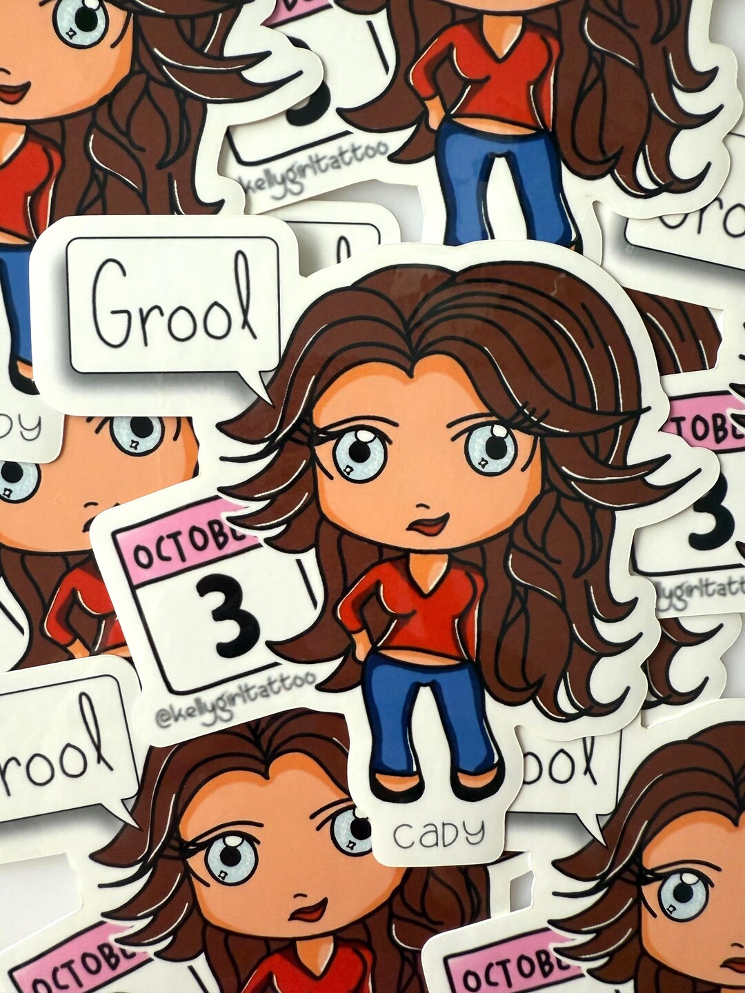 Cady Heron ‘october 3rd’ Sticker | Mean Girls | Vinyl Sticker | Funny ...