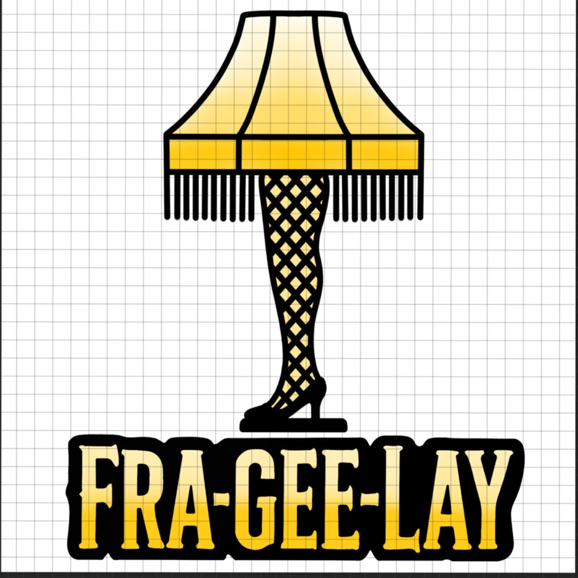 A Christmas Story Leg Lamp - Fra-gee-lay Leg Lamp Shirt - Vintage Leg ...