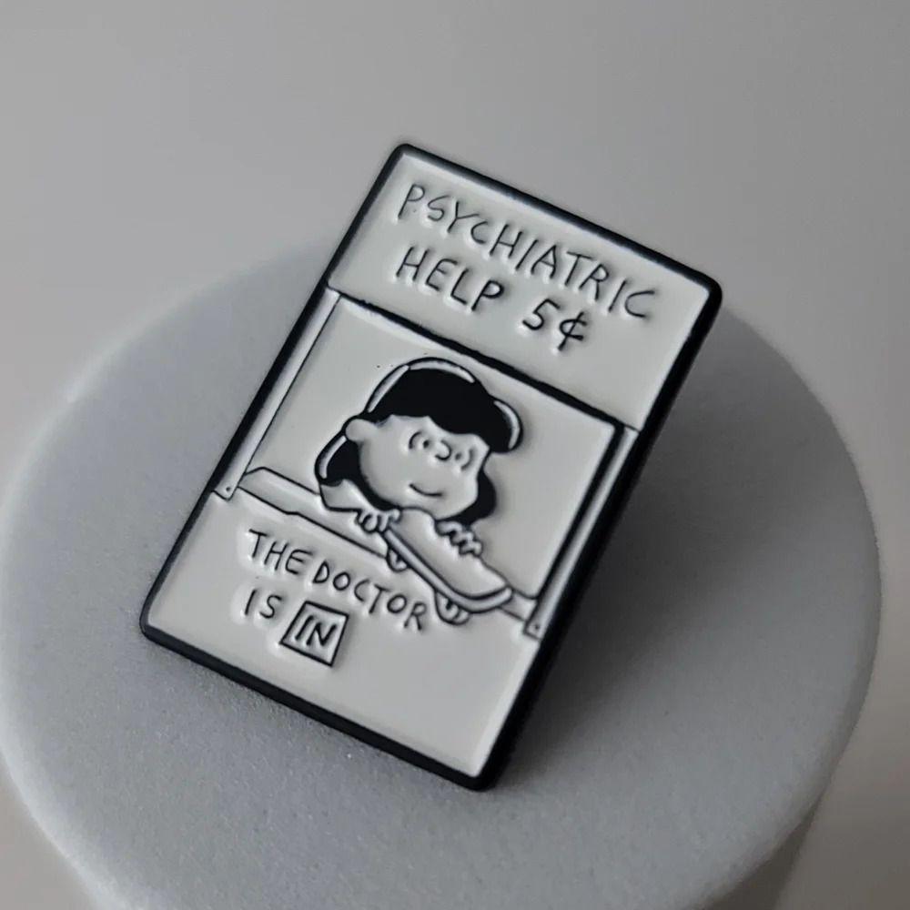 The Peanuts Lucy Psychiatric Help Enamel Pin - Etsy