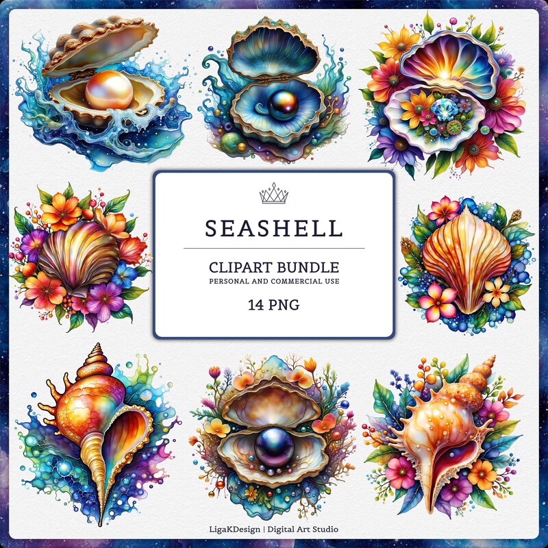 Cartoon Seashell - Etsy UK