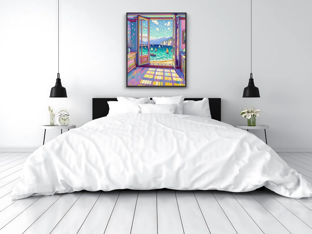Henri Matisse Seascape Canvas Print: Vibrant Interior Scene - Etsy