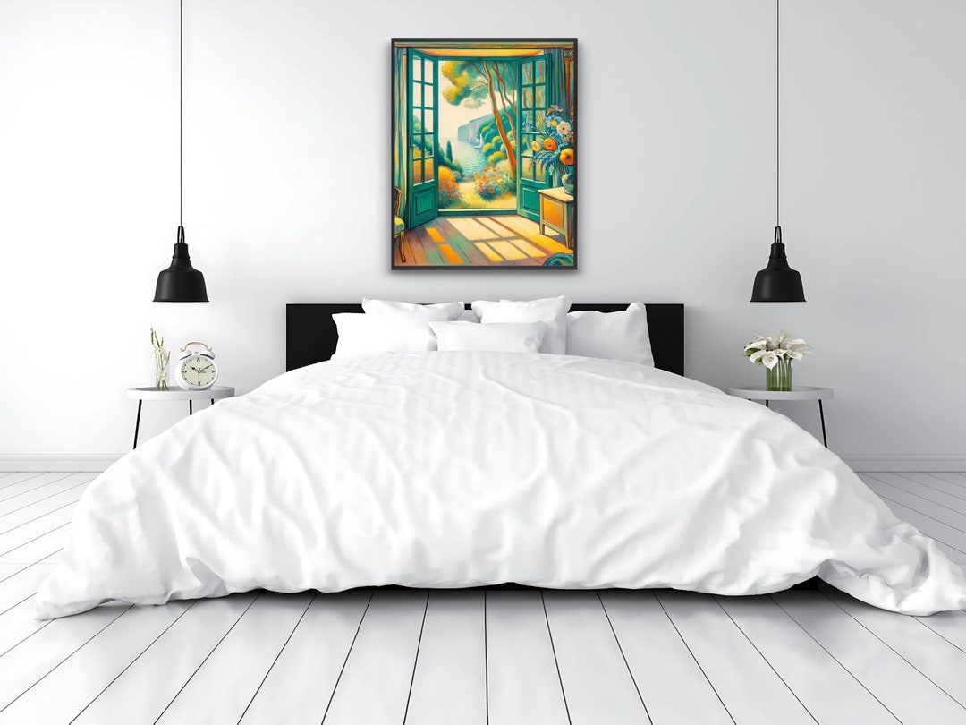Henri Matisse Wall Art, Vibrant Coastal Scene Canvas, Colorful Nature ...
