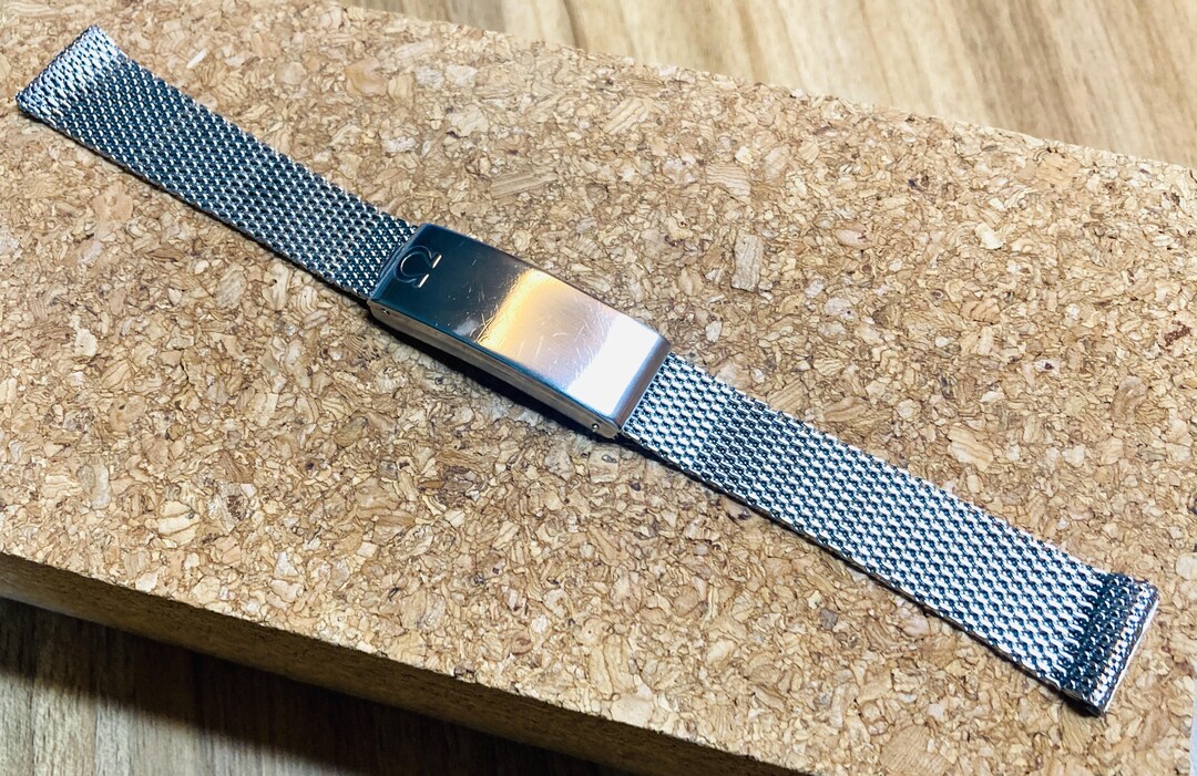 GENUINE ORIGINAL OMEGA Chronostop Watch Milanese Mesh Strap - Etsy