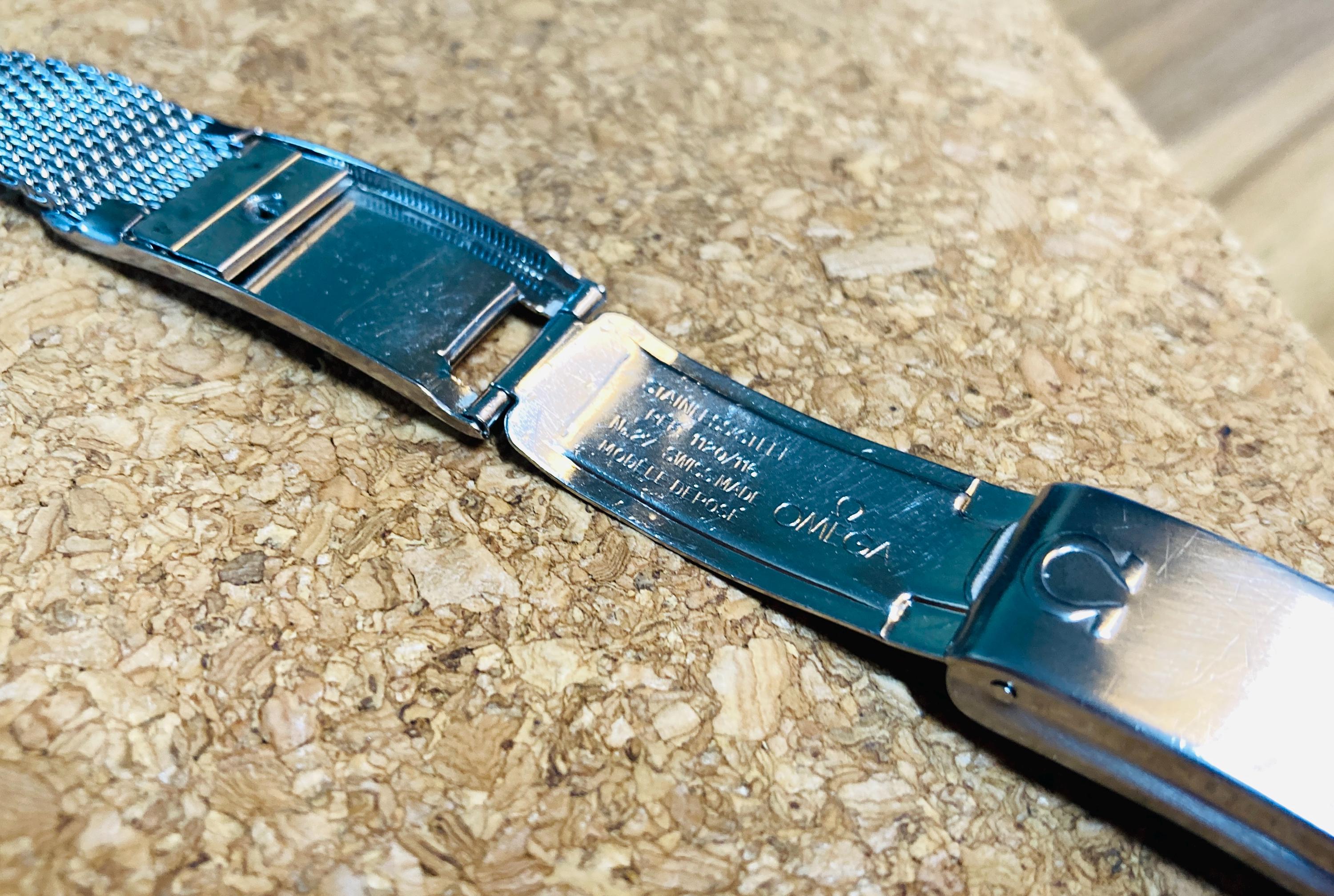 GENUINE ORIGINAL OMEGA Chronostop Watch Milanese Mesh Strap - Etsy