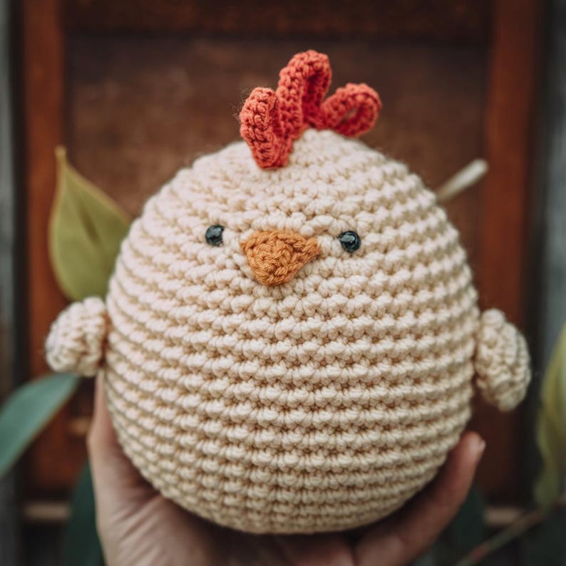 Crochet Chicken Amigurumi Pattern - Adorable DIY Crochet Hens, Easter ...