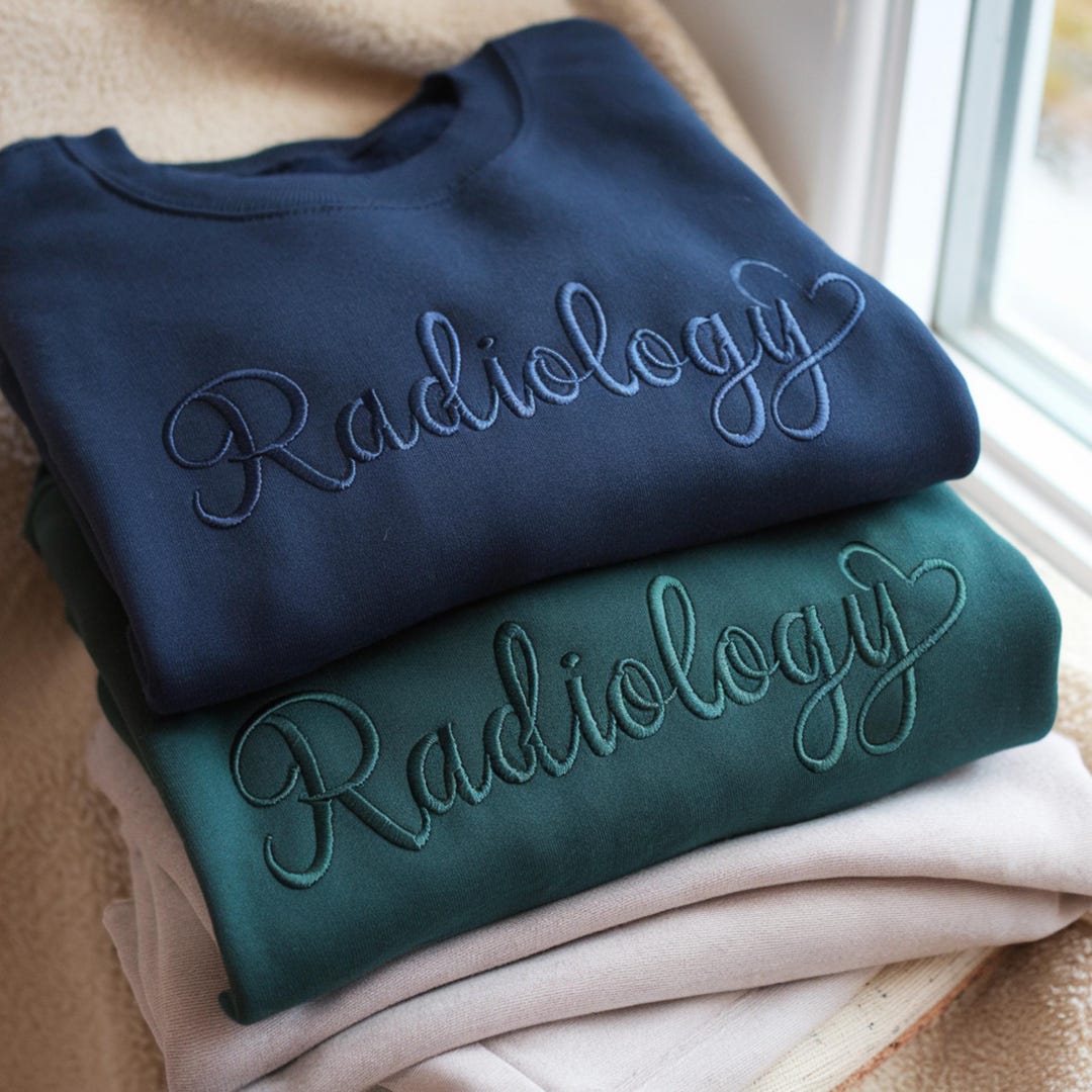 Embroidered Rad Tech Sweatshirt, Radiology Technologist Gift - Etsy