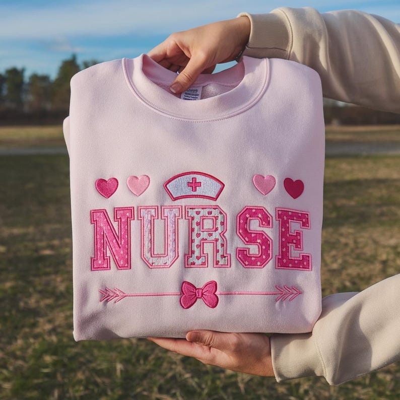 Nurse Embroidered DESIGN, Nurse Embroidery Files, Nurse Digital File ...