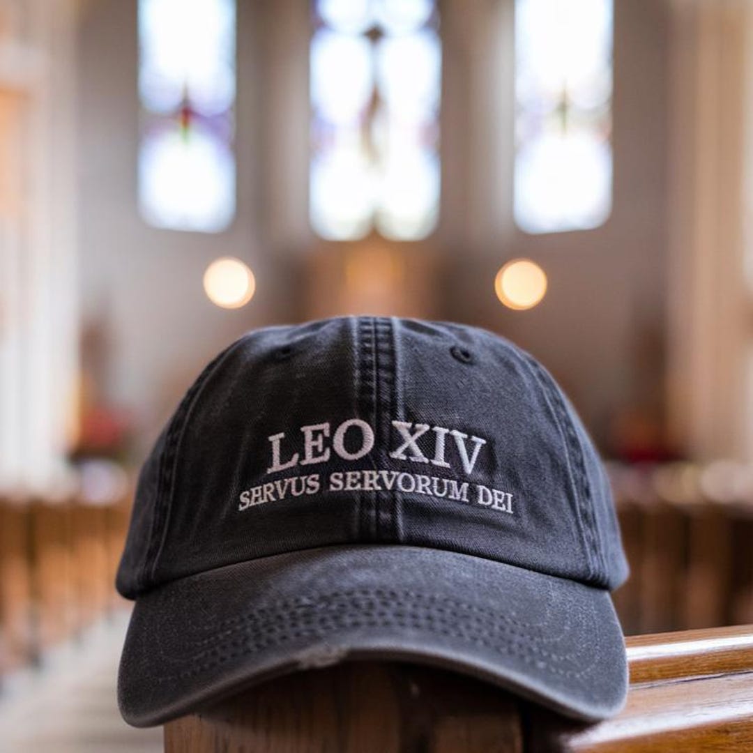 New Pope 2025 Washed Cap, Pope Leo XIV Baseball Cap, Robert Prevost Hat ...