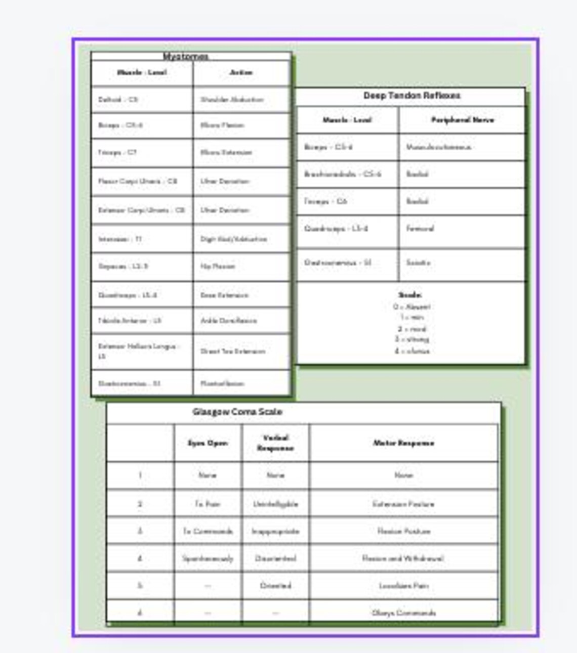PT/OT Acute Care Reference Guide (acute Care, Template, Physical ...