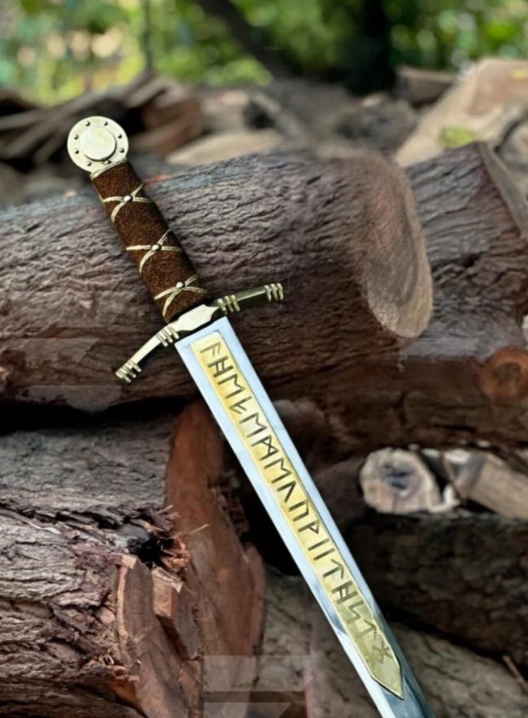 Merlin Excalibur Sword Knight Templar Sword, Medieval Viking Sword ...