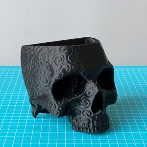 Therelic | Wall Mount Skull Vase for Succulents and Cacti Indoor ...